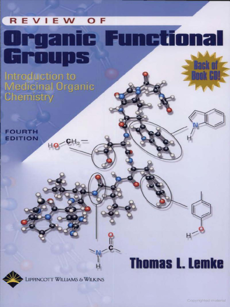 Thomas L Lemke - Review of Organic Functional Groups - Introduction To ...