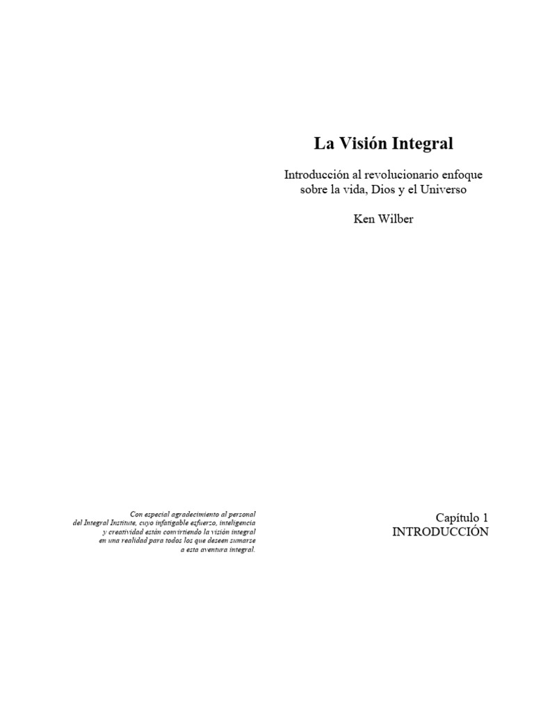 La Vision Integral | PDF | Las emociones | Inteligencia