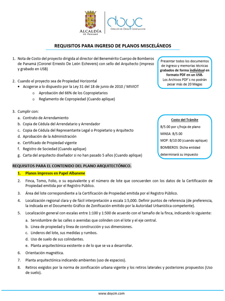 23_REQUISITOS-MISCELANEO | PDF | Arquitecto | Condominio