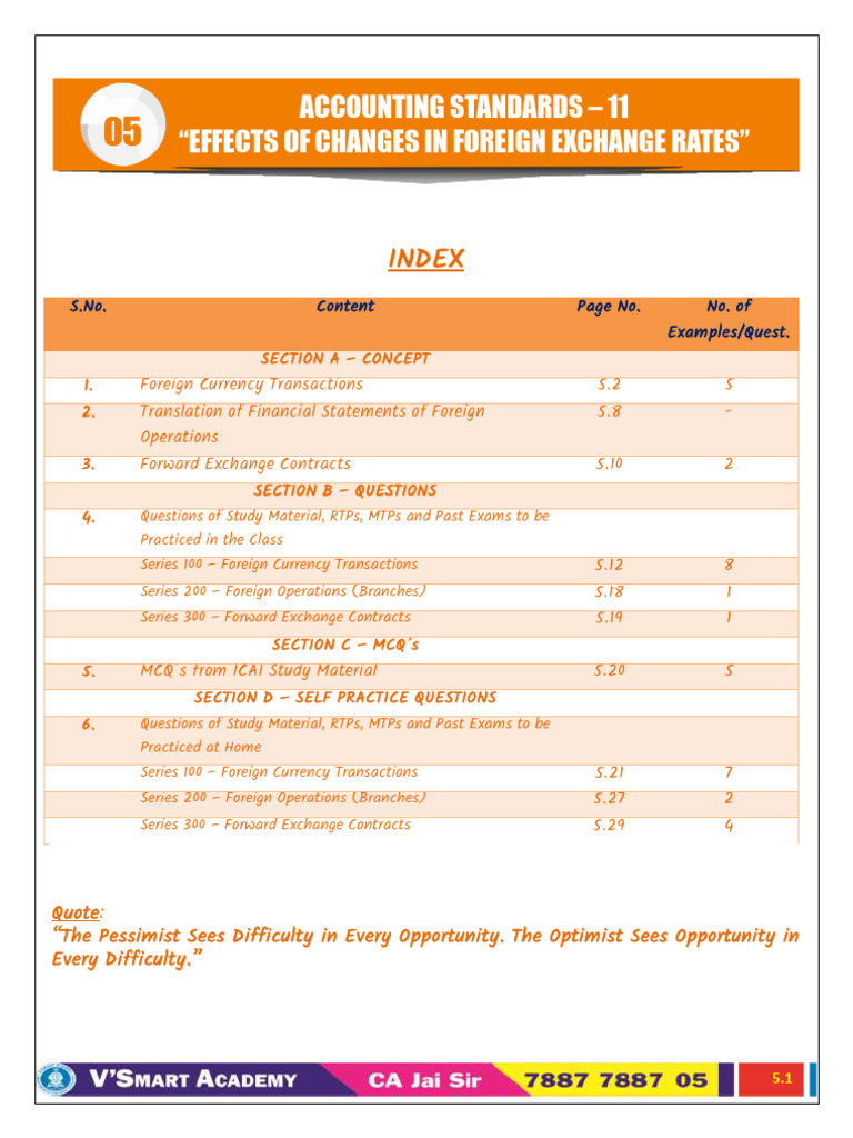 AS 11 - Effects of Foriegn Exchange | Download Free PDF | Exchange Rate ...