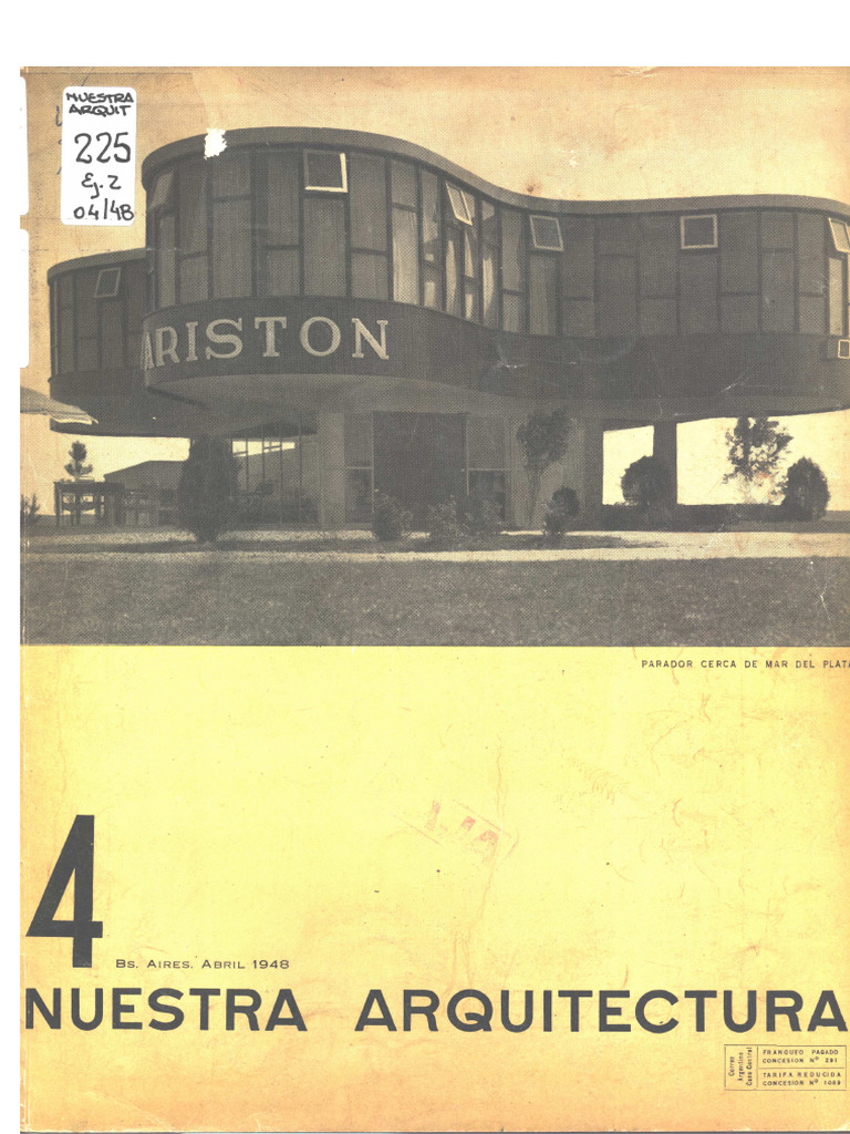 Nuestra Arquitectura - Número 225 - Abril 1948 | PDF