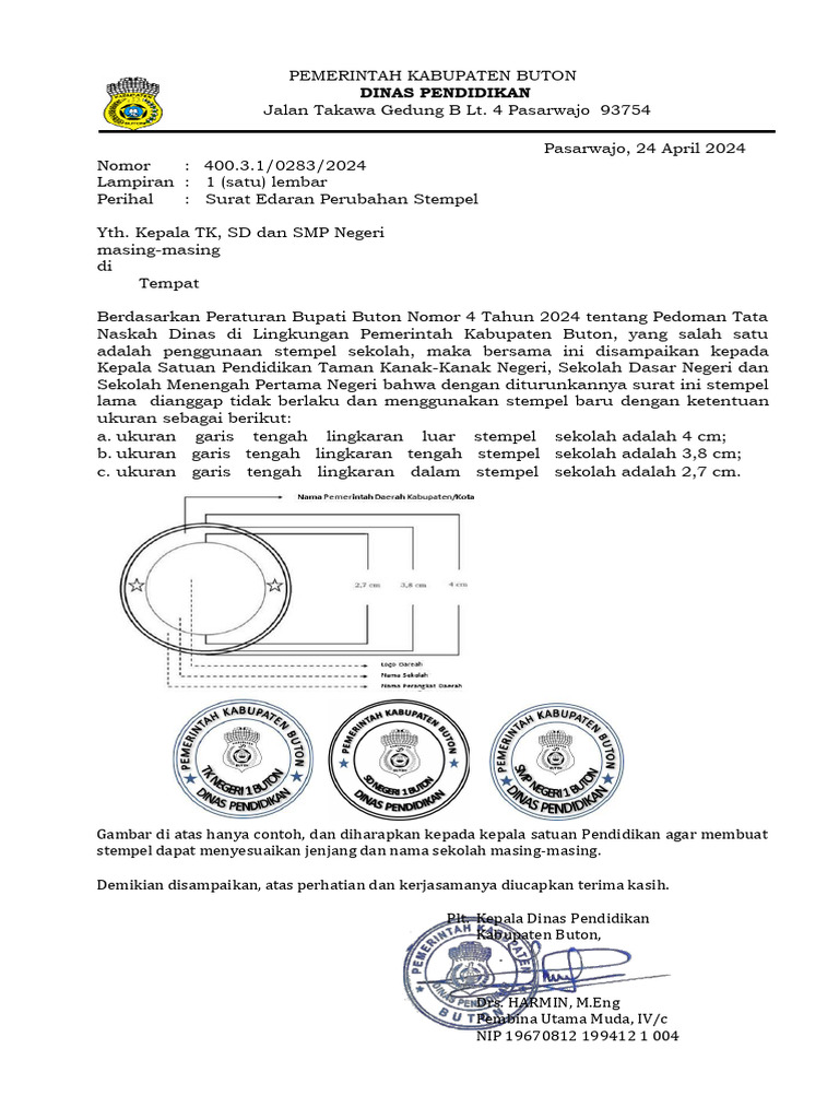 Perubahan Stempel | PDF
