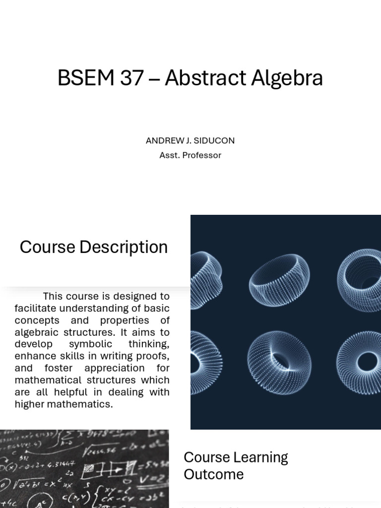 Abstract Algebra Introduction Pdf