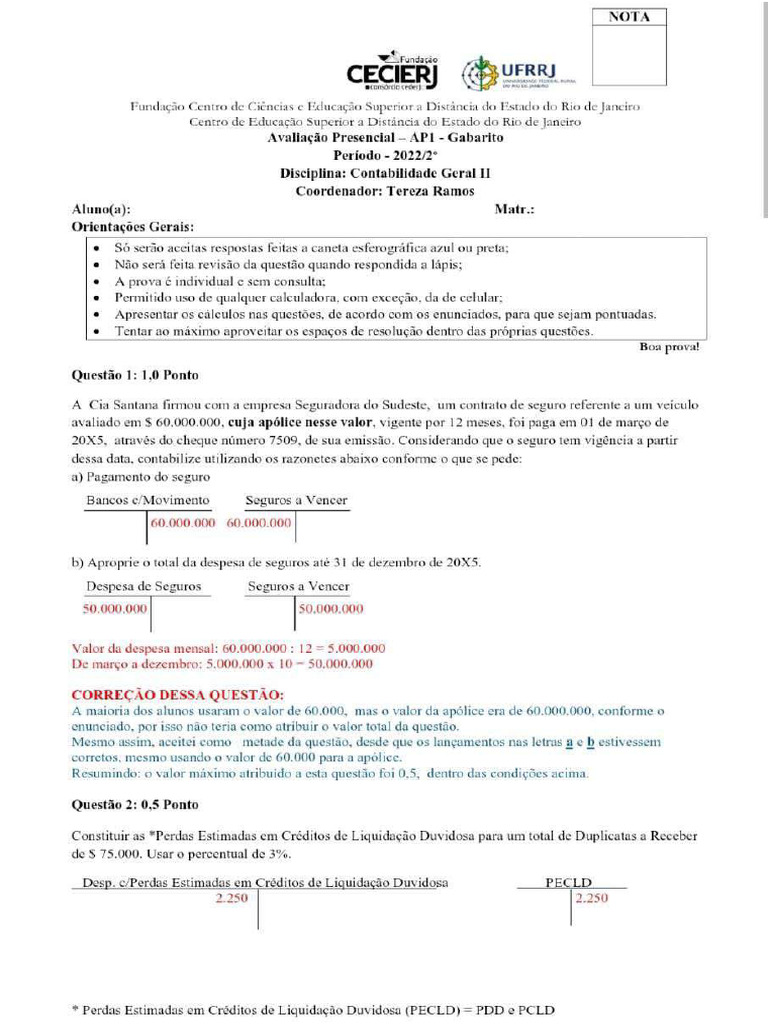 Ap1 CG Ii 2022.2 | PDF