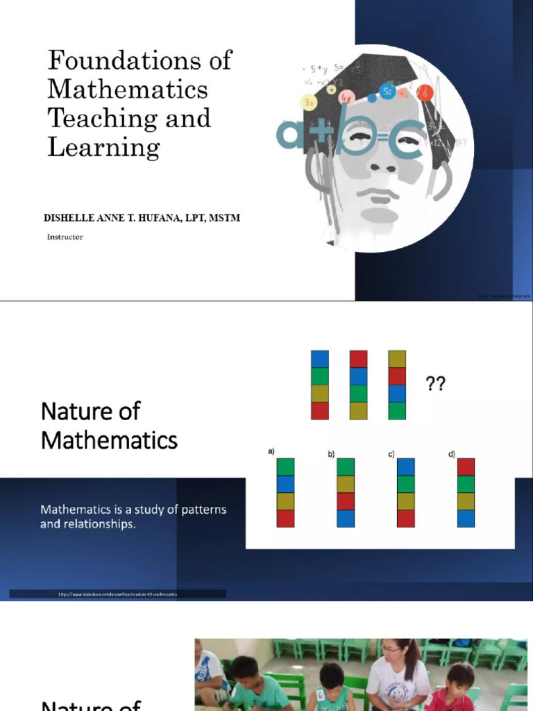 Foundations of Teaching and Learning Mathematics | PDF