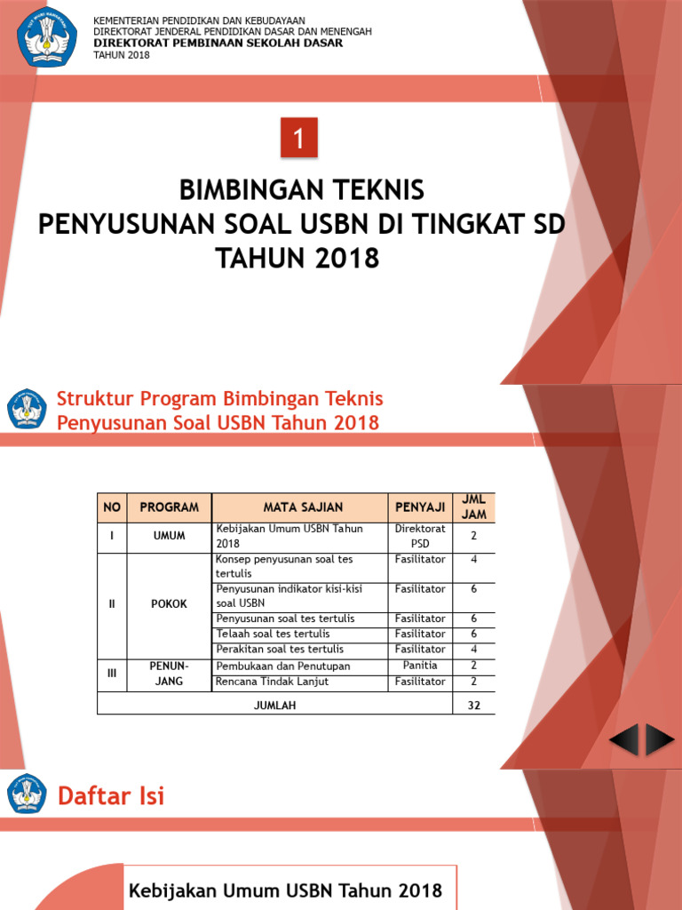Bimtek Penyusunan Soal USBN | PDF