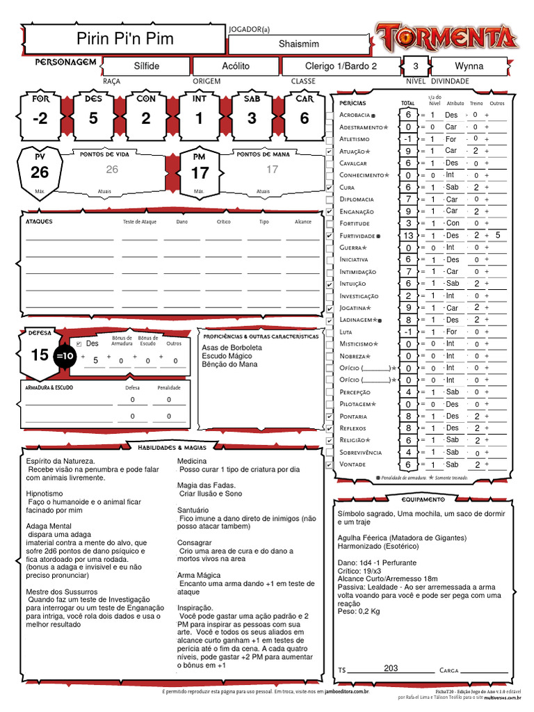 Pirin Pin Pim Ficha | PDF