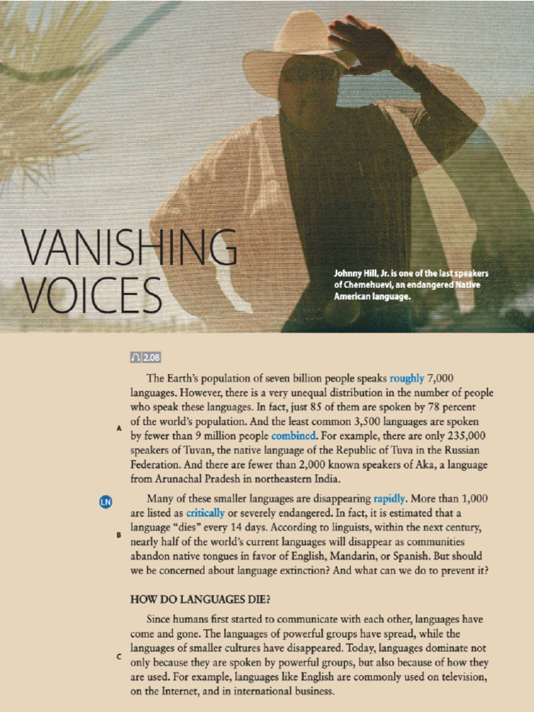 Reading Vanishing Voices | PDF