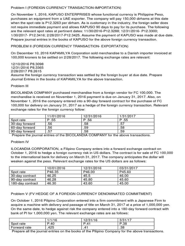 FOREX_Part1 | PDF | Exchange Rate | Hedge (Finance)