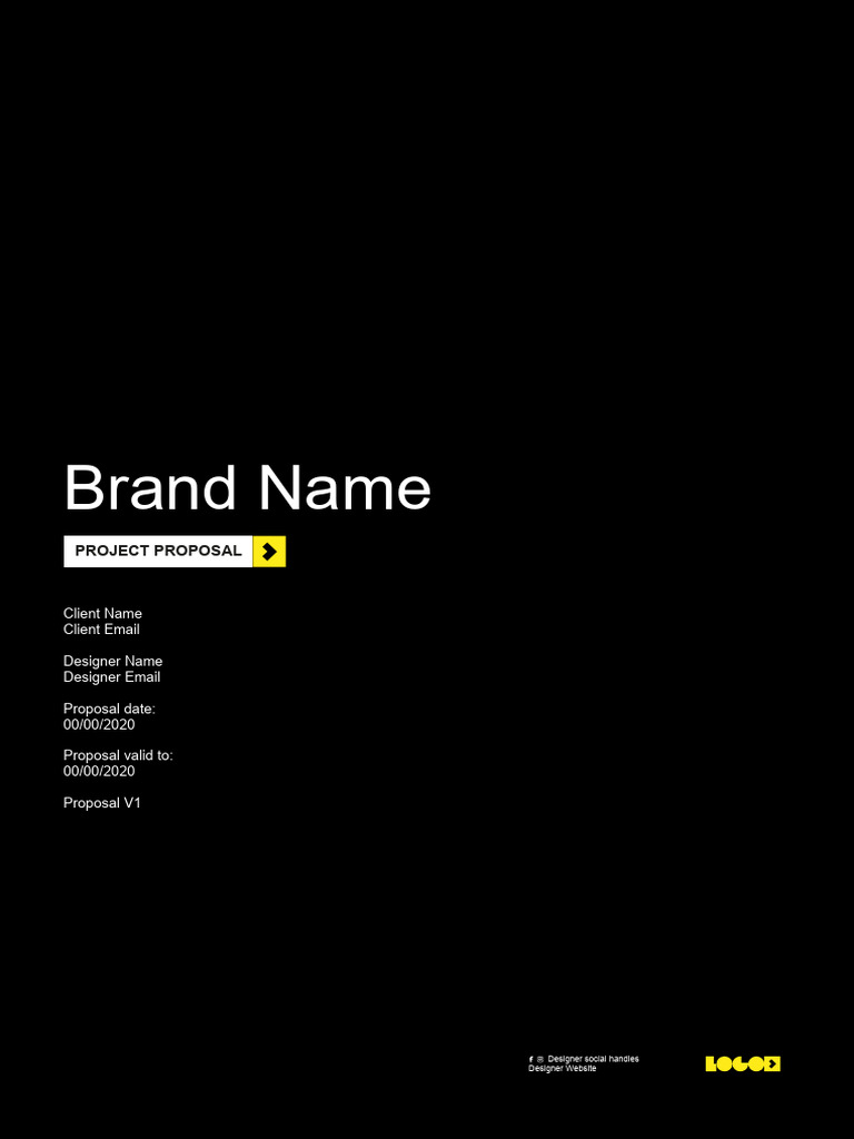 Project Proposal Template - HDL | PDF | Payments | Typefaces