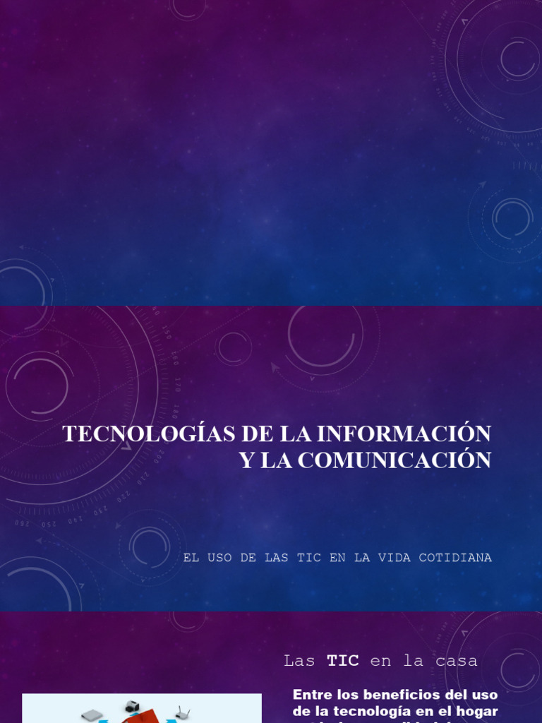 El Uso de Las TIC en La Vida Cotidiana | Descargar gratis PDF | Tecnología de información y ...