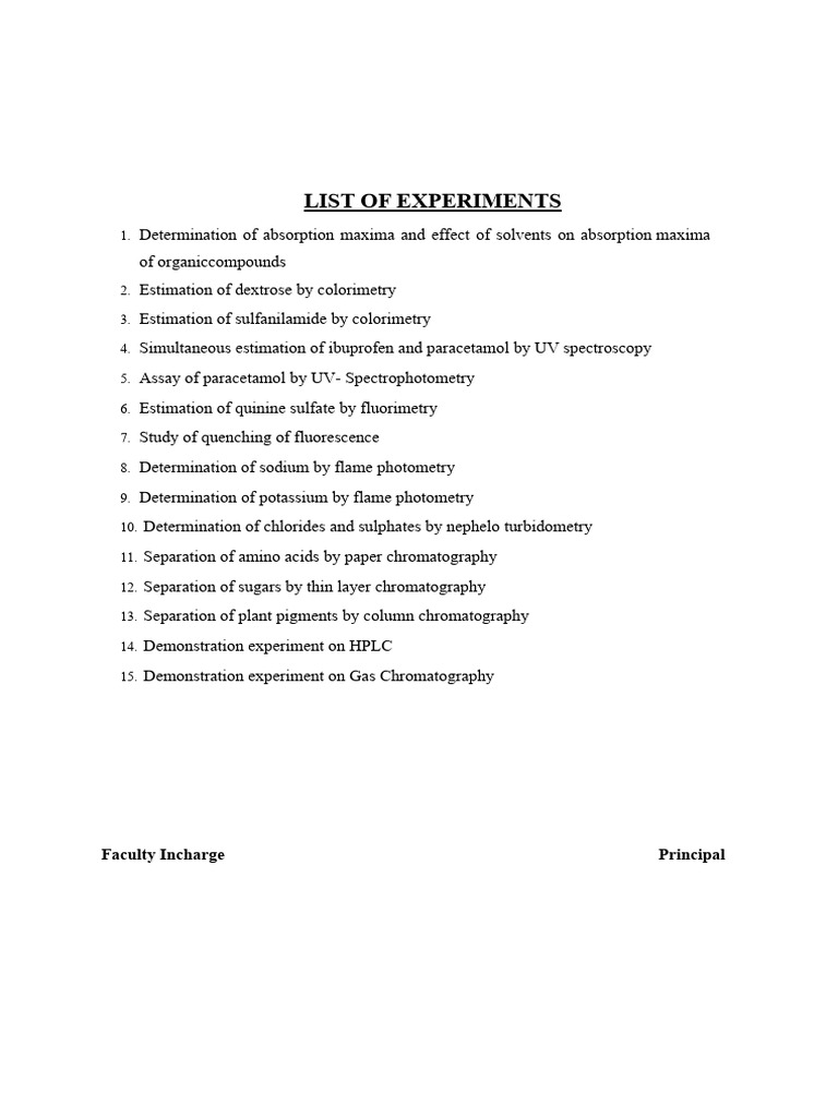 Model For Lab Details | Download Free PDF | Spectrophotometry ...