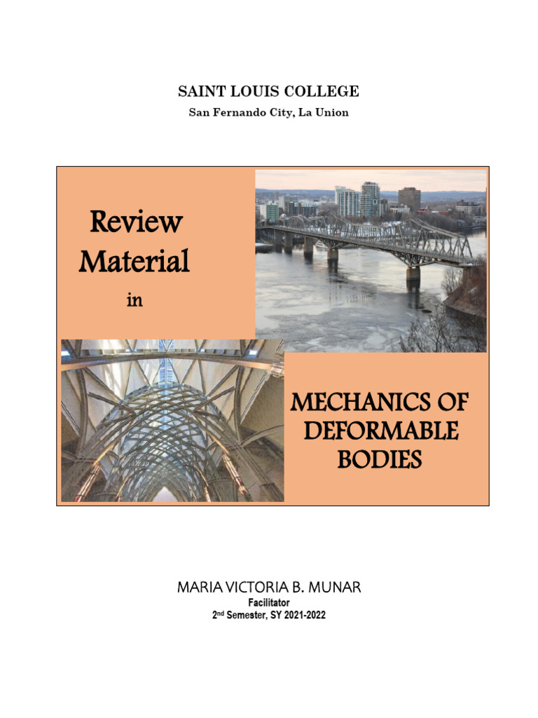 Deformable Bodies | PDF | Deformation (Engineering) | Strength Of Materials