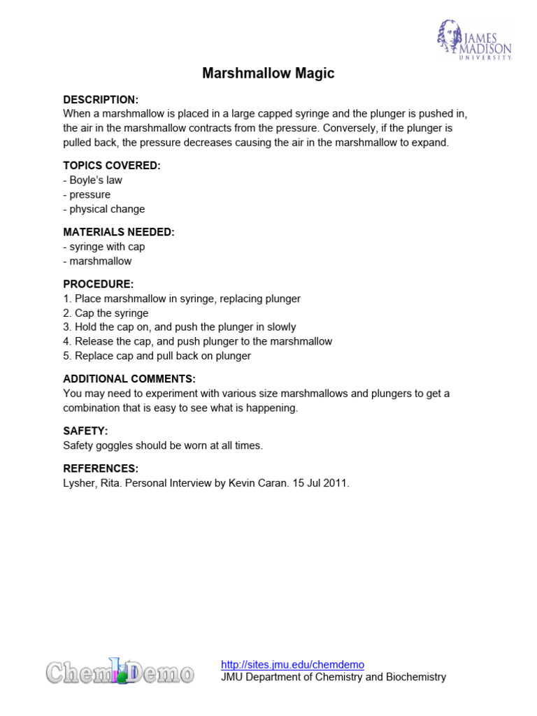 Marshmallow Magic | PDF