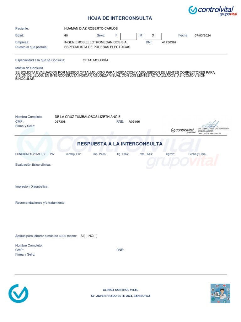 M Interconsulta Oftalmología 1 | PDF