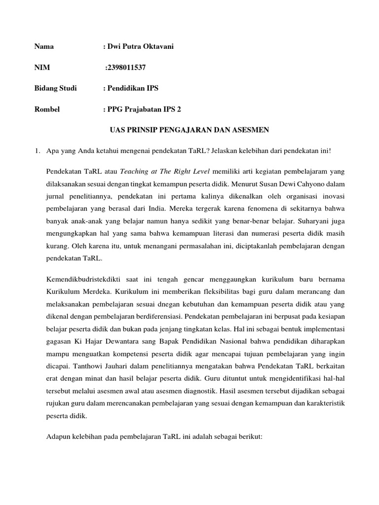 UAS PPA - Dwi Putra Oktavani | PDF