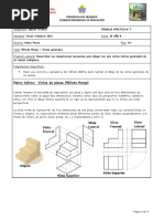 Tipos de Vistas en Dibujo Técnico | PDF | Perspectiva (Gráfica) | Geometría