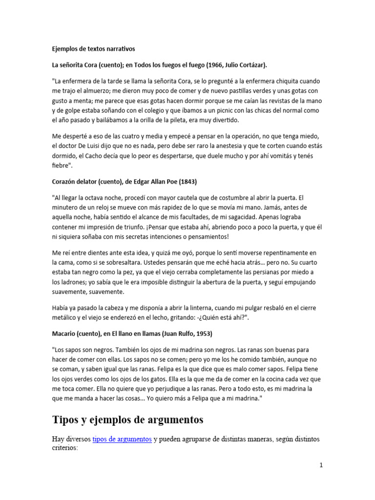 Ejemplos de Textos Narrativos | Descargar gratis PDF | revolución rusa