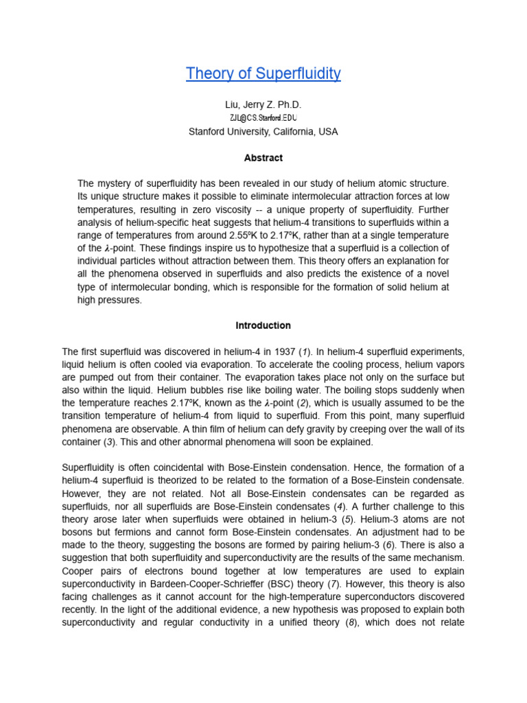 Superfluidity 2 | PDF | Liquids | Intermolecular Force