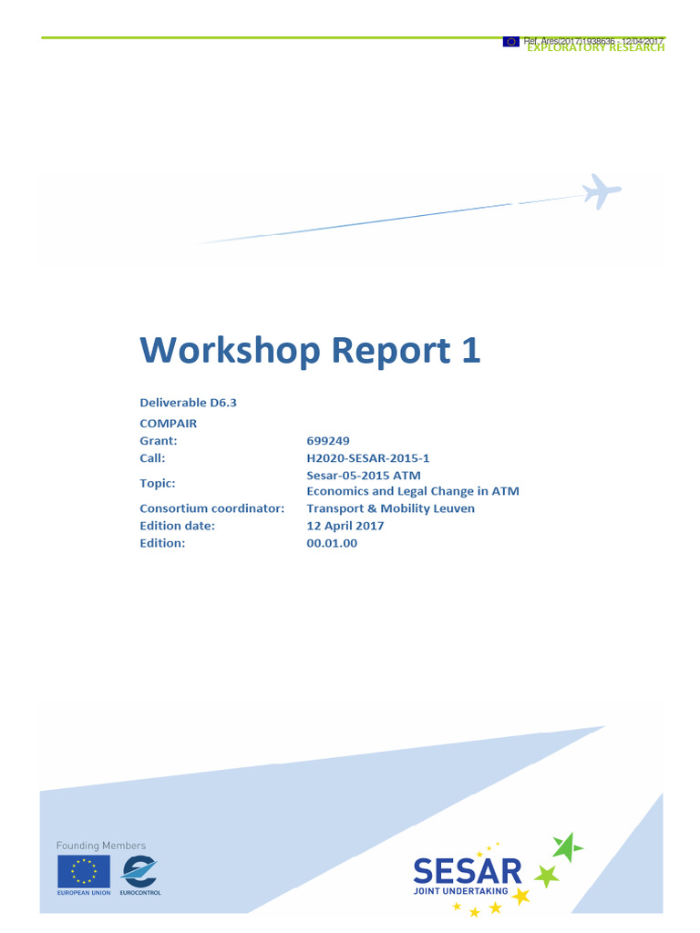 Workshop Report | PDF | Monopoly | Air Traffic Control