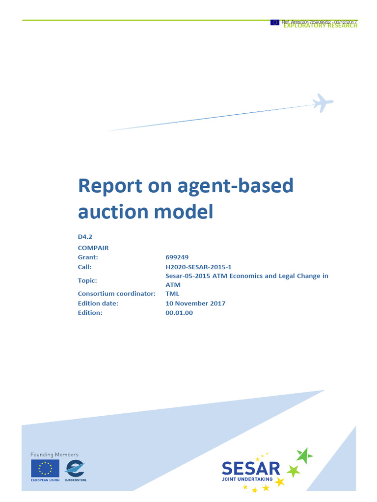 Report on agent-based | PDF | Agent Based Model | Auction