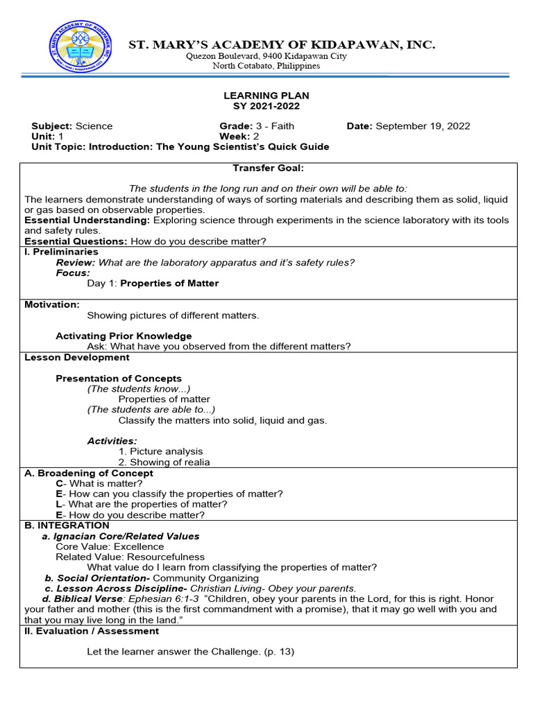 Week 2 | PDF | Learning | Science Week 2 | PDF | Learning | Science