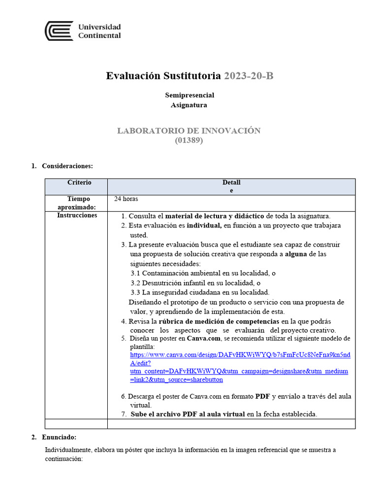 2023 ES - Competencias - VF Poster Sustitutorio. | PDF | Creatividad ...