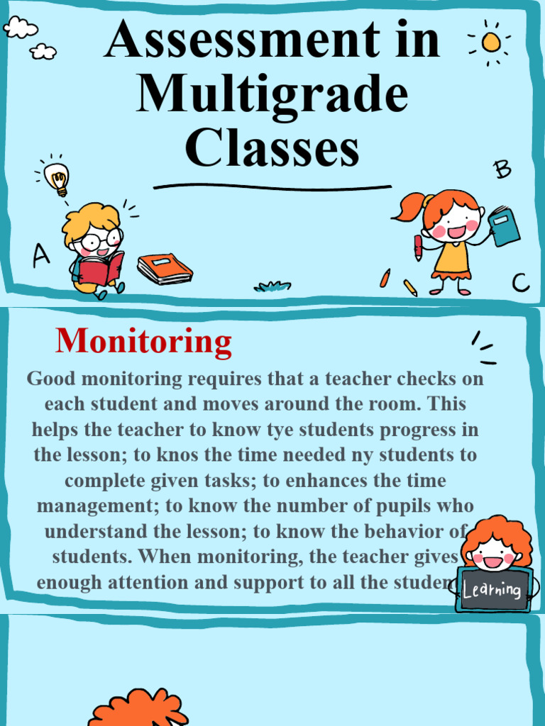 Assessment in Multigrade Classes | PDF