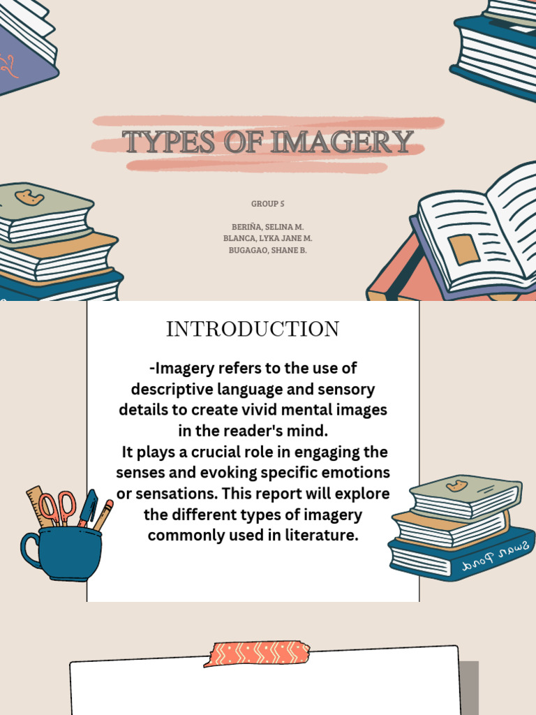 Types of Imagery | PDF | Senses | Mental Image