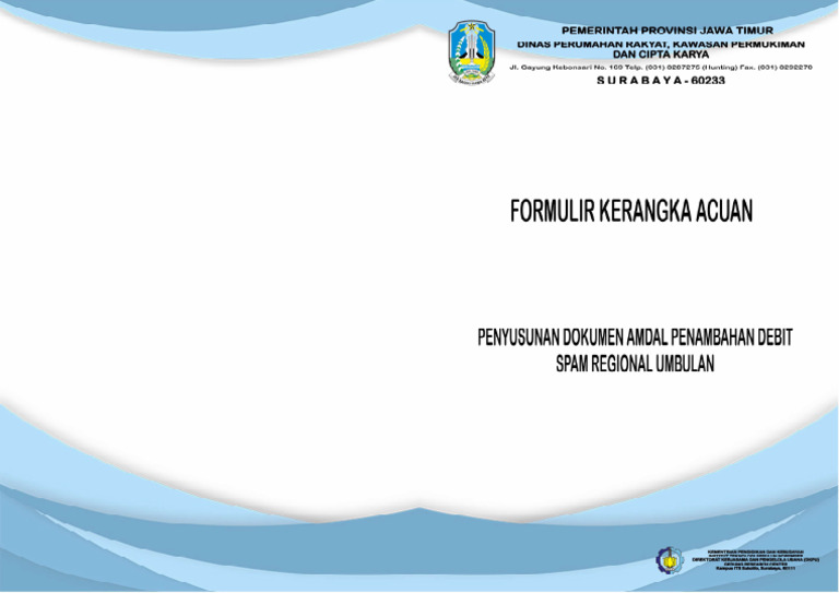 Cover Formulir Kerangka Acuan AMDAL | PDF