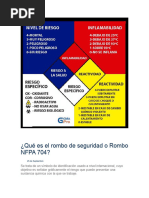 Rombo de Seguridad NFPA 704 | PDF