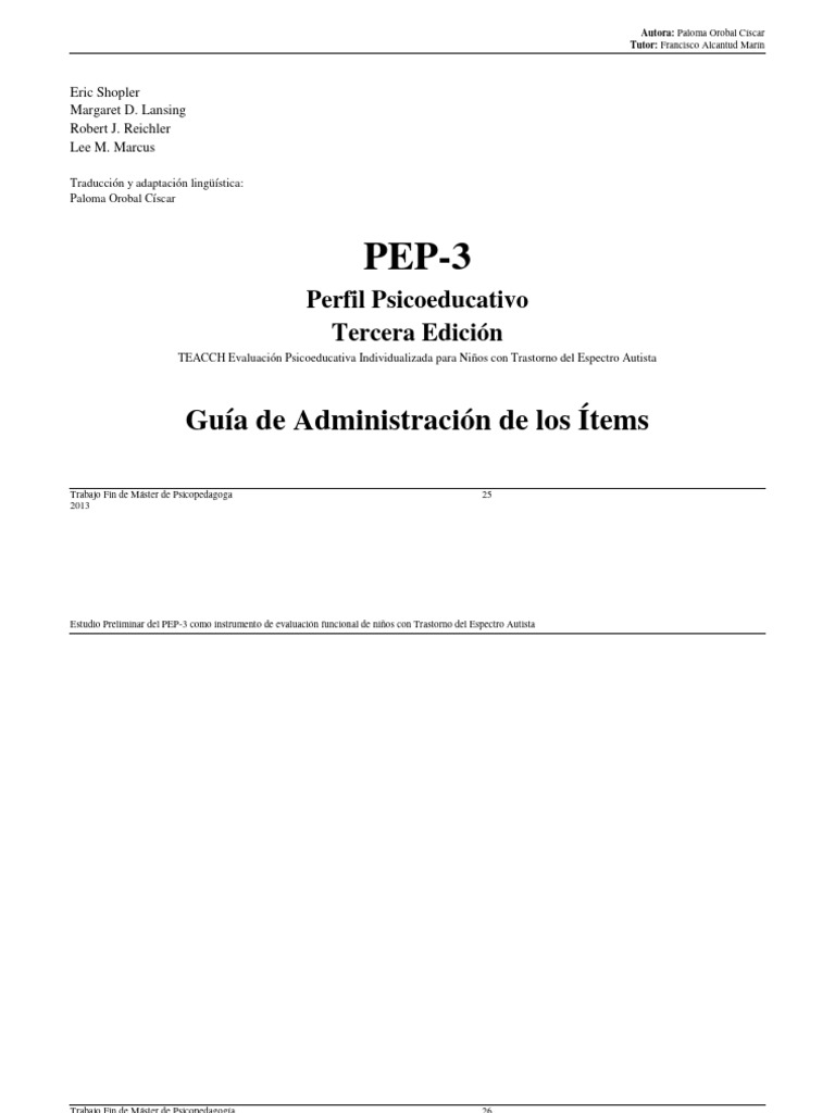 Guia de Administracion PEP 3 | PDF