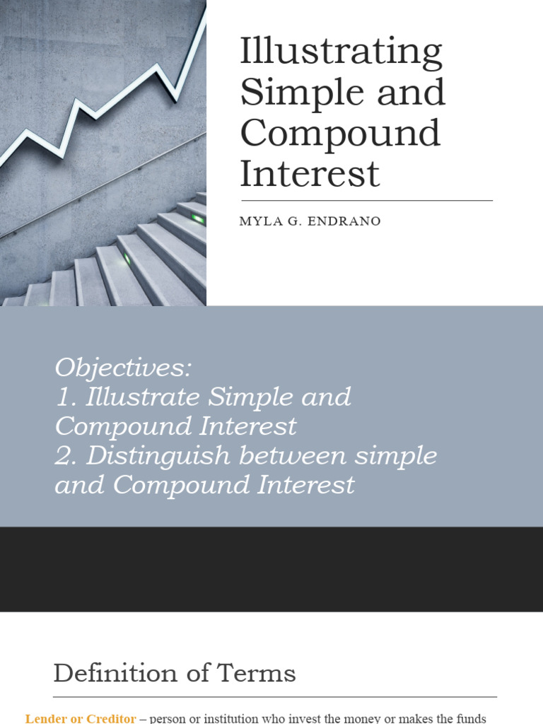Illustrating Simple and Compound Interest | PDF | Interest | Debt
