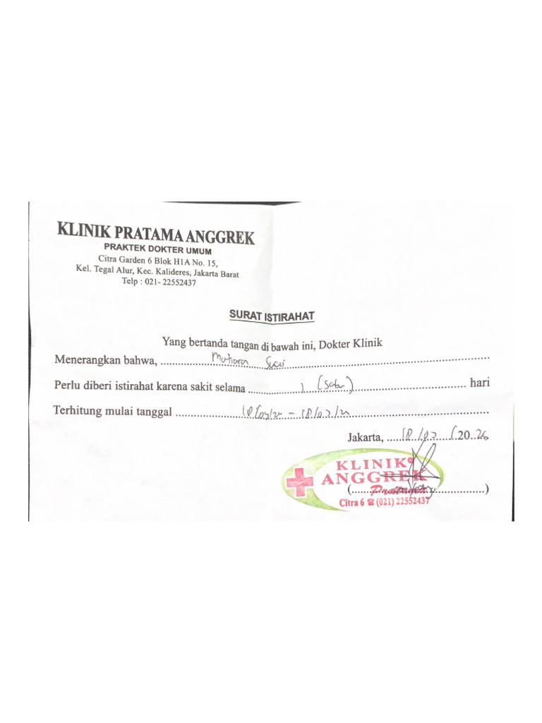Klinik Pratama Anggrek | PDF