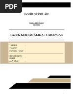 Format Kertas Kerja Program | PDF