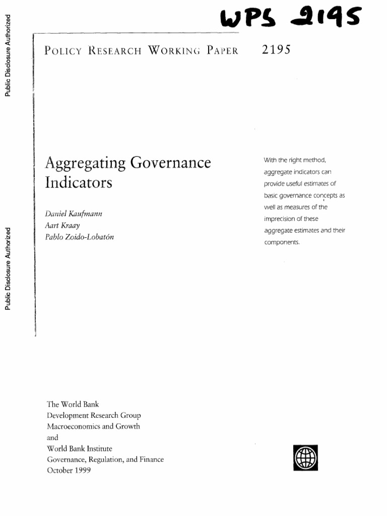 Aggregating Governance With The Right Method | PDF | Regression ... Aggregating Governance With The Right Method | PDF | Regression ...