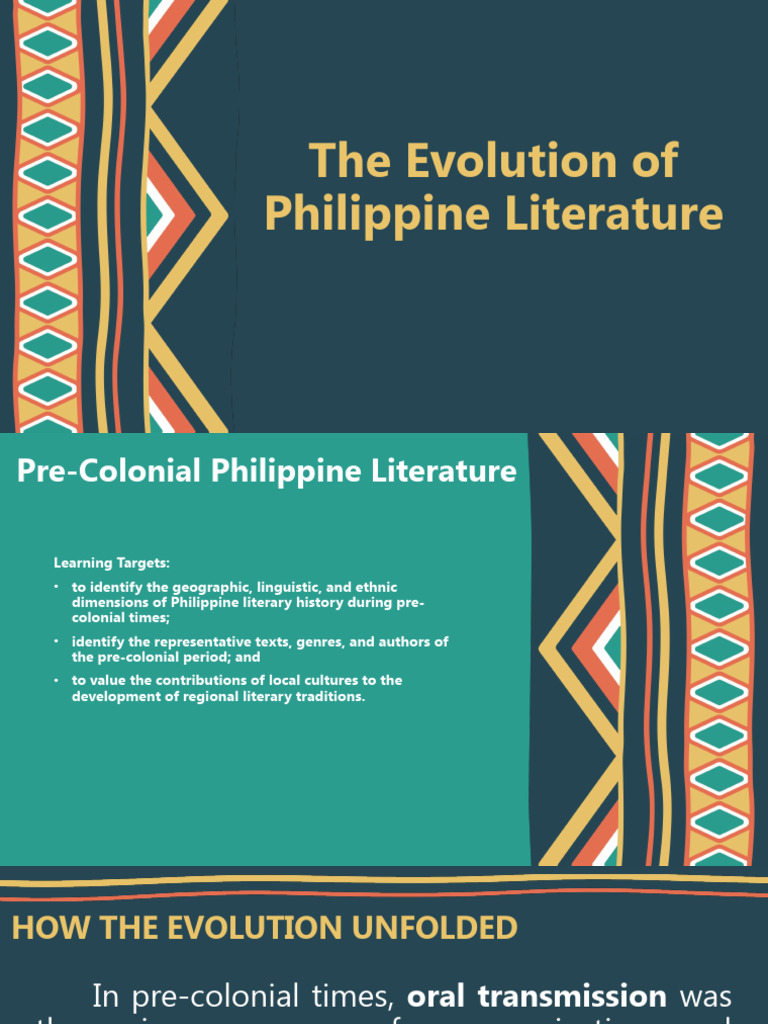 Introduction - The Evolution of Philippine Literature | PDF | Riddle ...