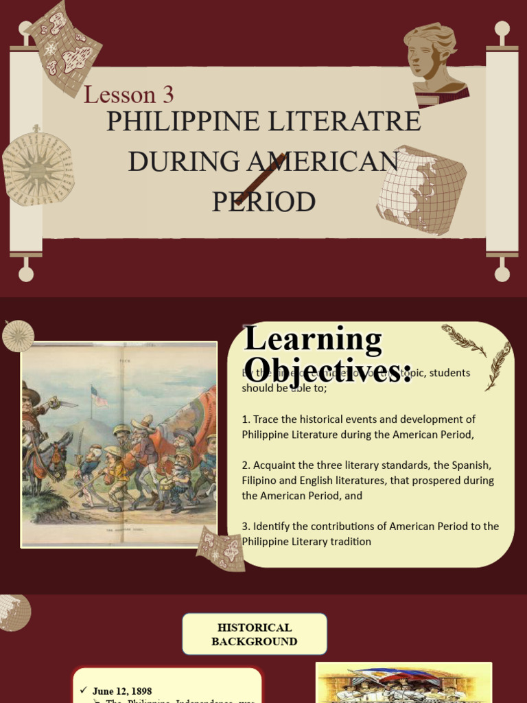 Philippine Literature During The American Period | PDF | Philippines