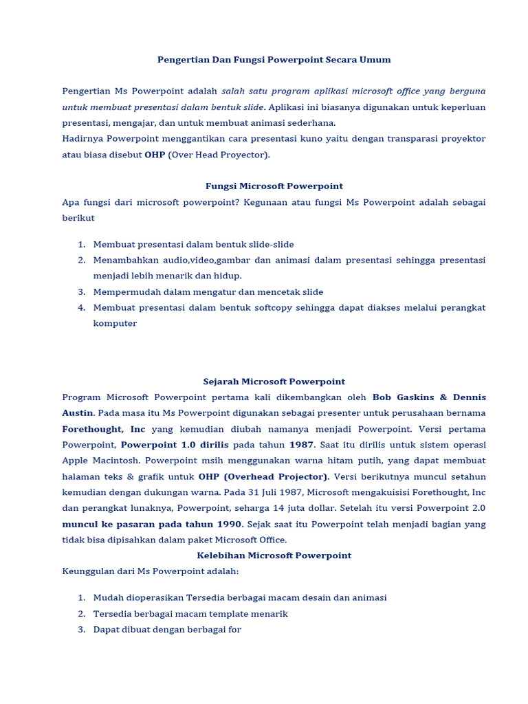 Materi Power Point Pdf