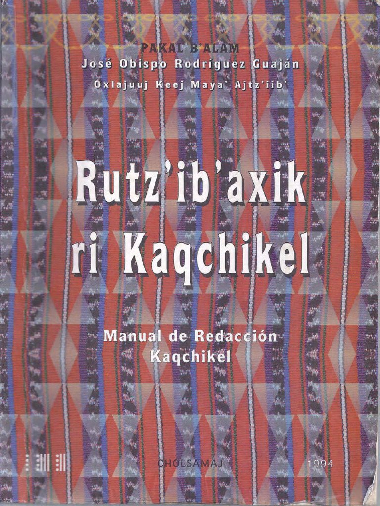 cakchiquel redaccion | PDF