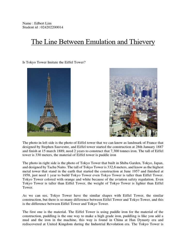 The Line Between Emulation and Thievery | PDF