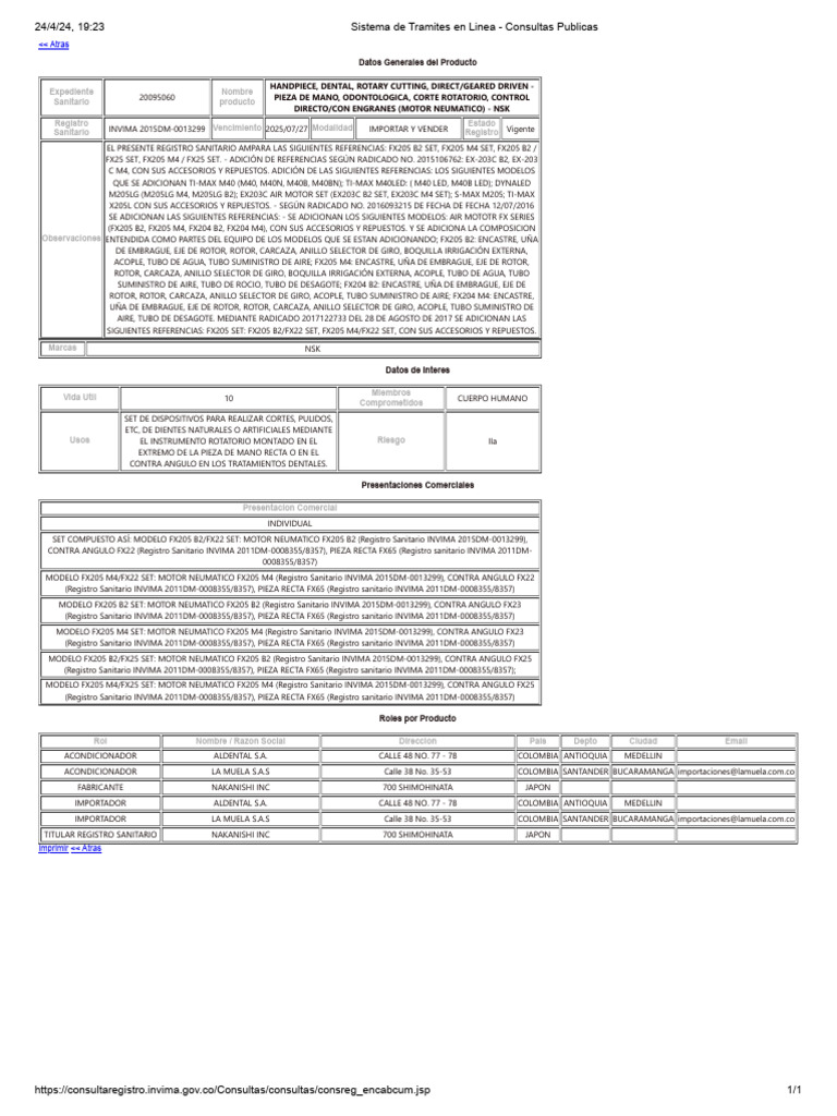 Registro INVIMA | PDF