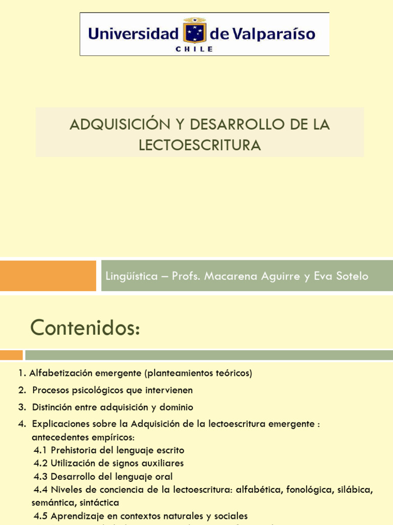 DESARROLLO_LECTOESCRITURA_ALFABETIZACIÓN EMERGENTE | PDF | Aprendizaje ...