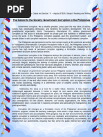 Speech | PDF | Corruption | Political Corruption