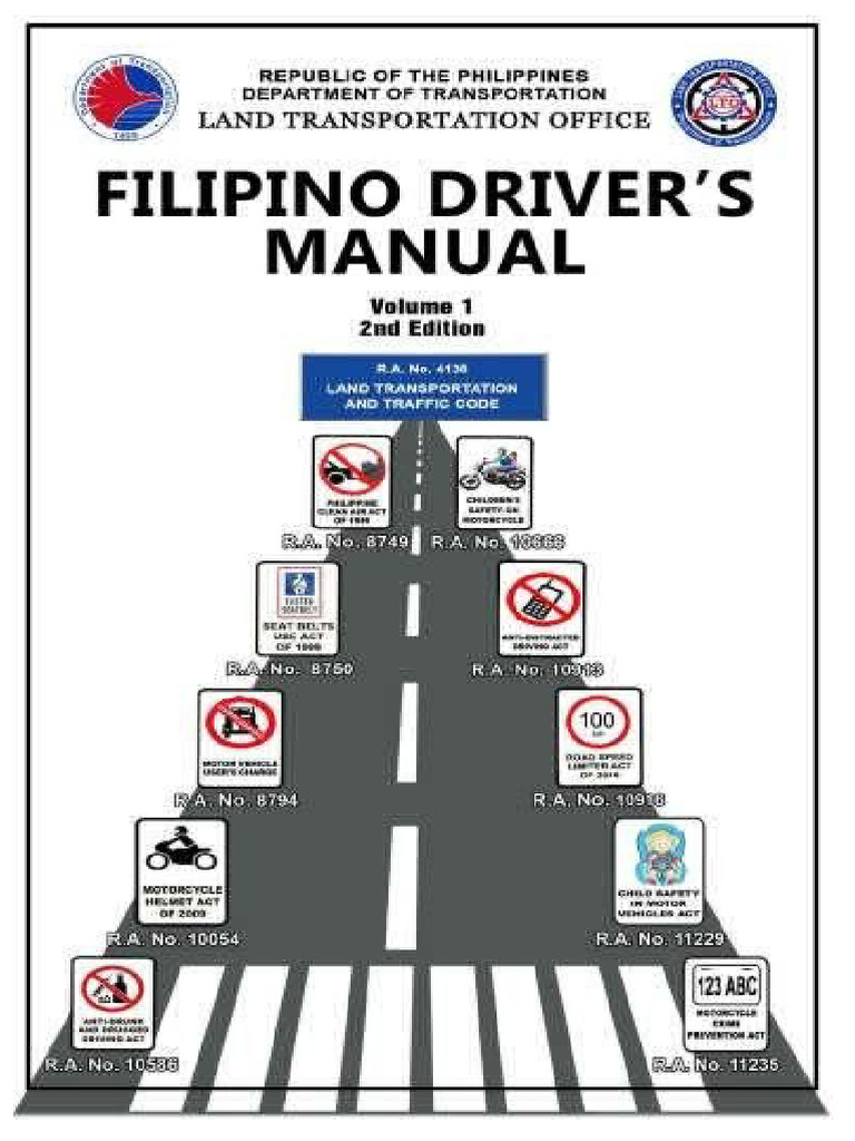 Free LTO Filipino Drivers Manual Vol. 1 2nd Edition | PDF | Driver's ...