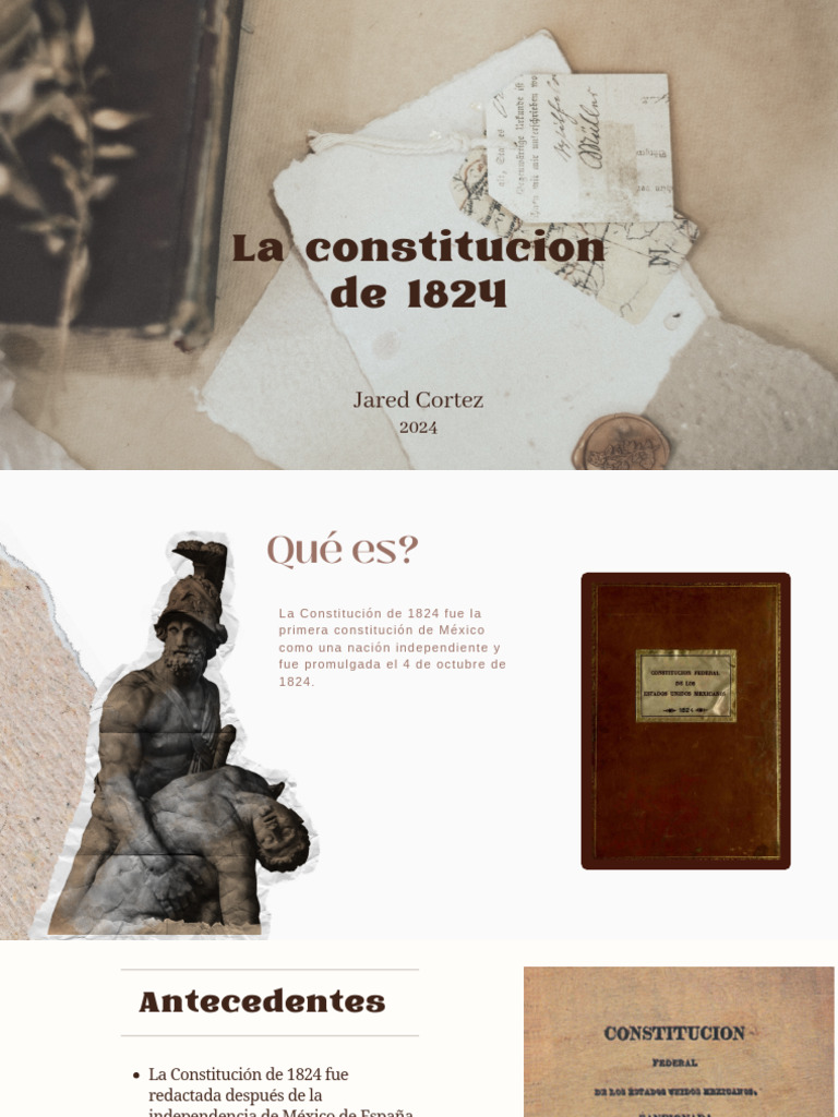 La Constitución de 1824 | Descargar gratis PDF | Constitución | México