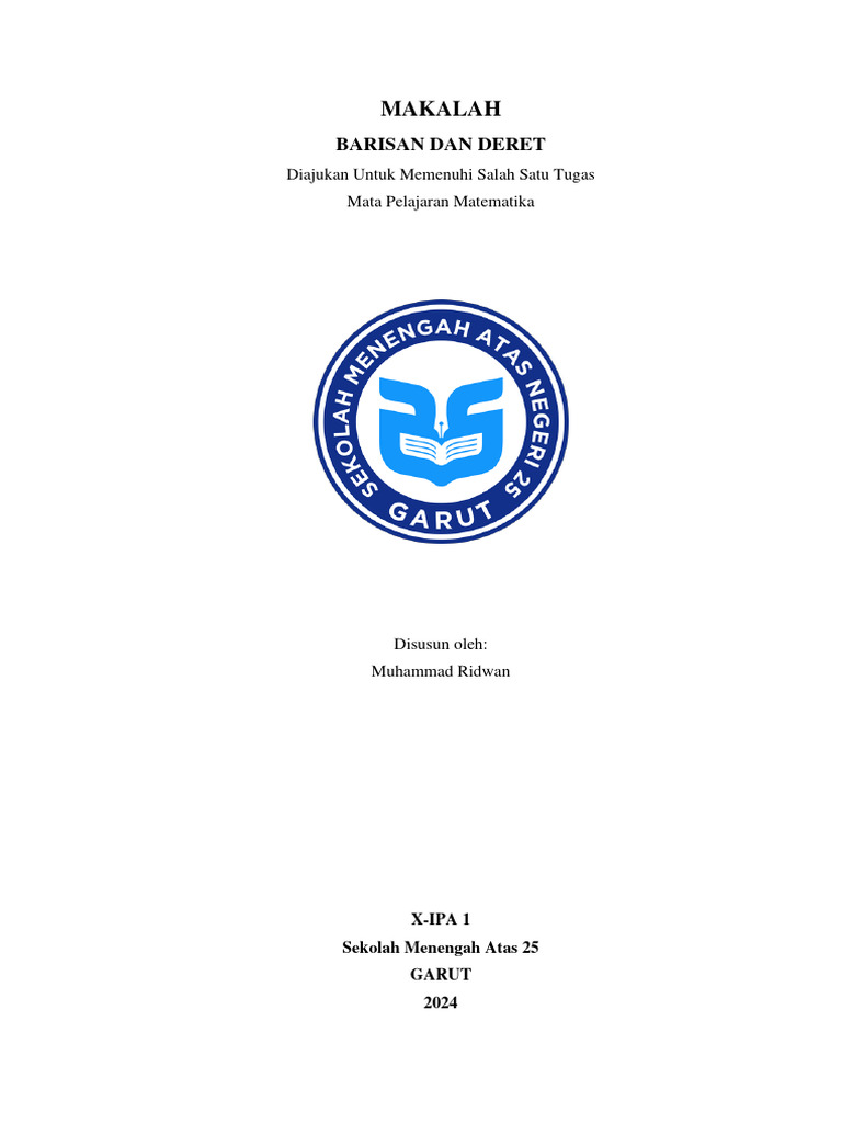 Makalah Matematika Barisan Dan Deret | PDF