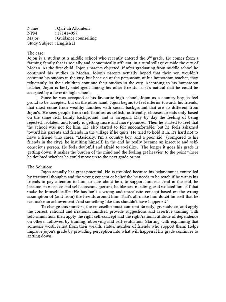 English Assignment Pdf Rationality Psychology 6645
