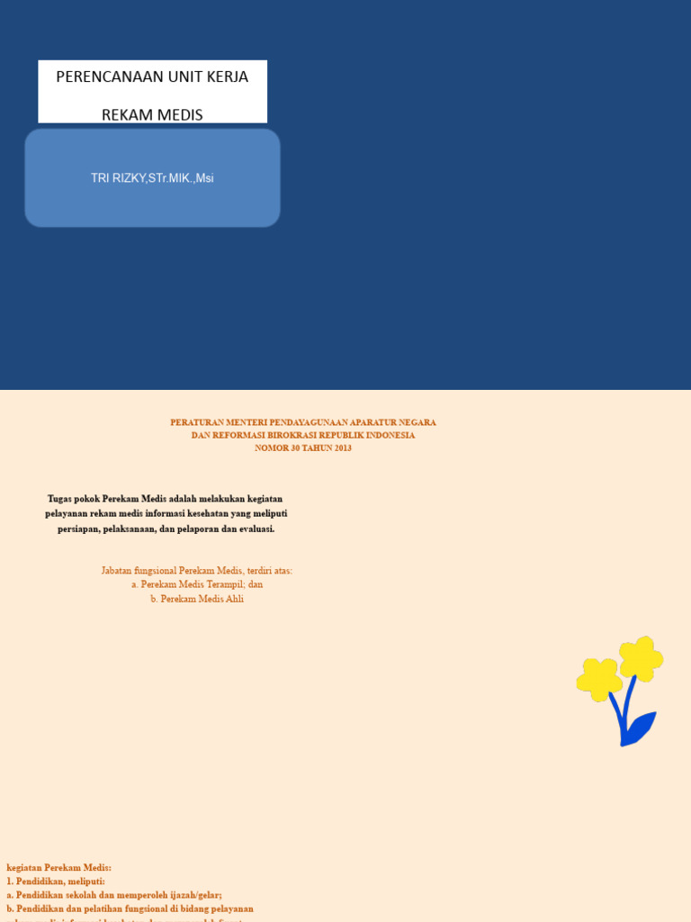 sm3 Perencaanaan Unit Kerja RM | PDF