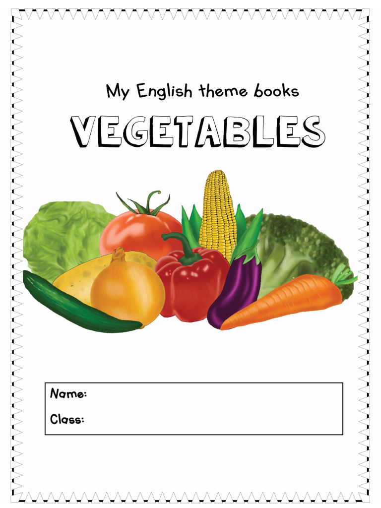 My English Theme Books Vegetables | PDF